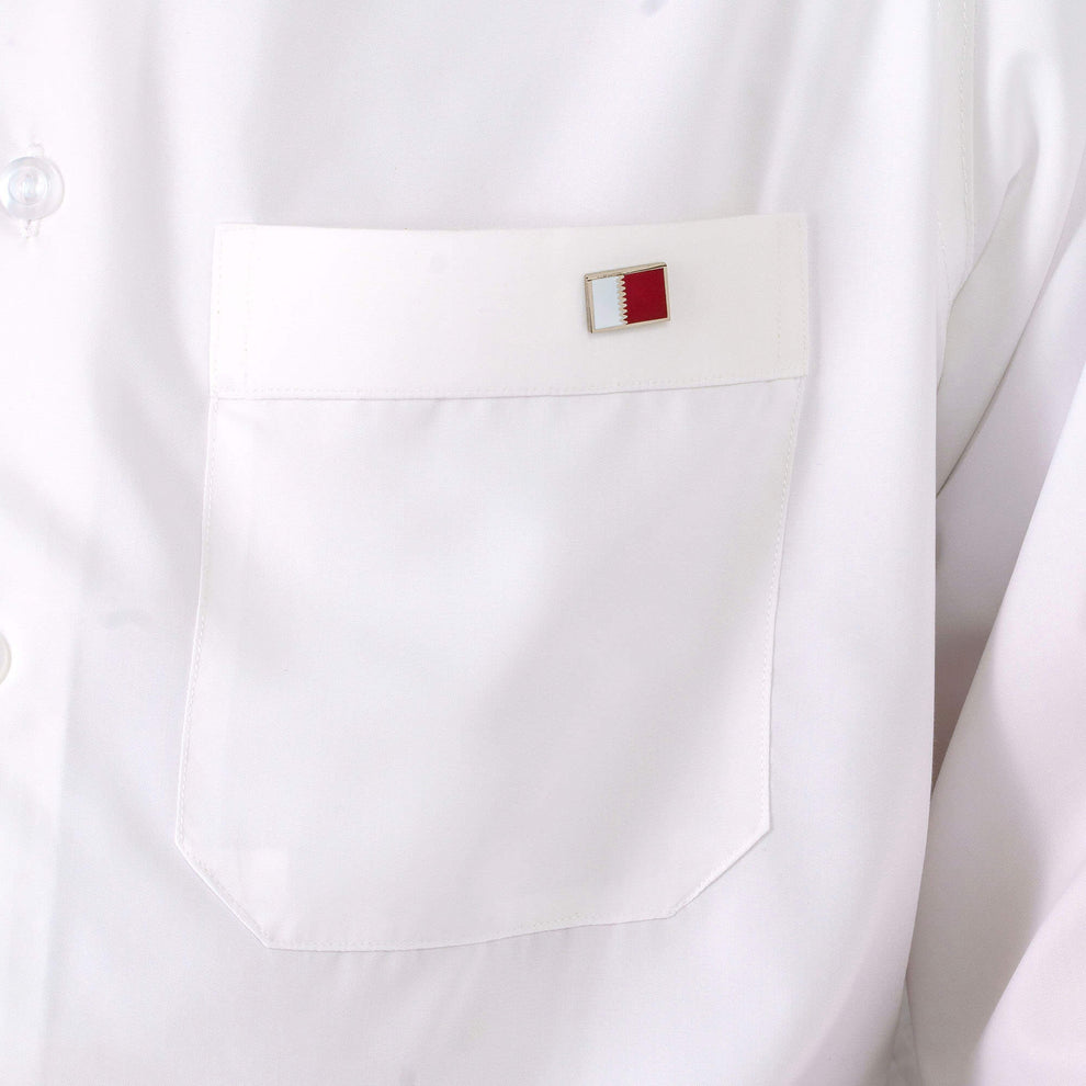 Pin: Qatar flag (available as a pin or clothes magnet)